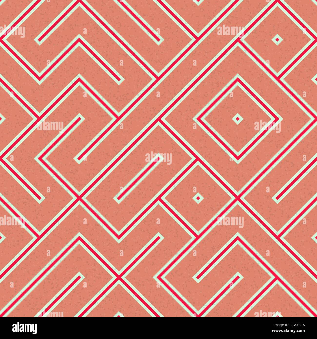 Abstract Geometrical generative computational art illustration Stock ...