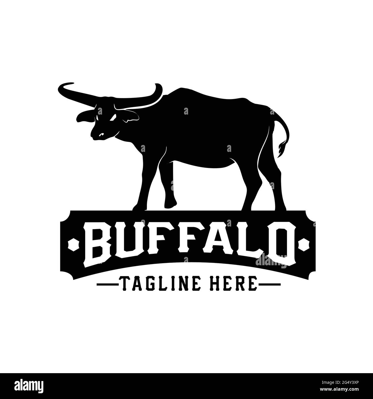 buffalo logo exclusive design inspiration Stock Vector Image & Art - Alamy