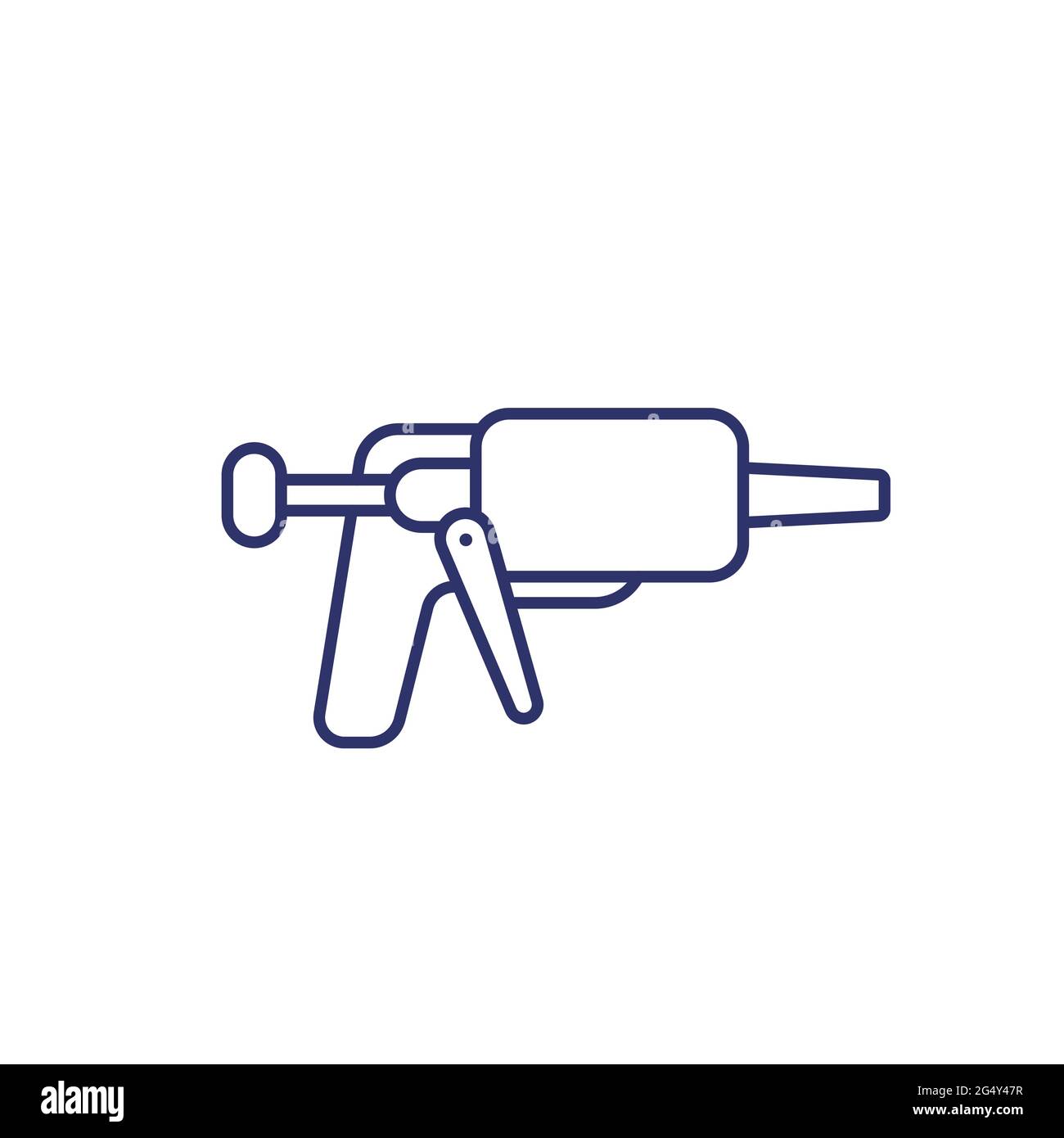 Caulking gun Stock Vector Images - Alamy