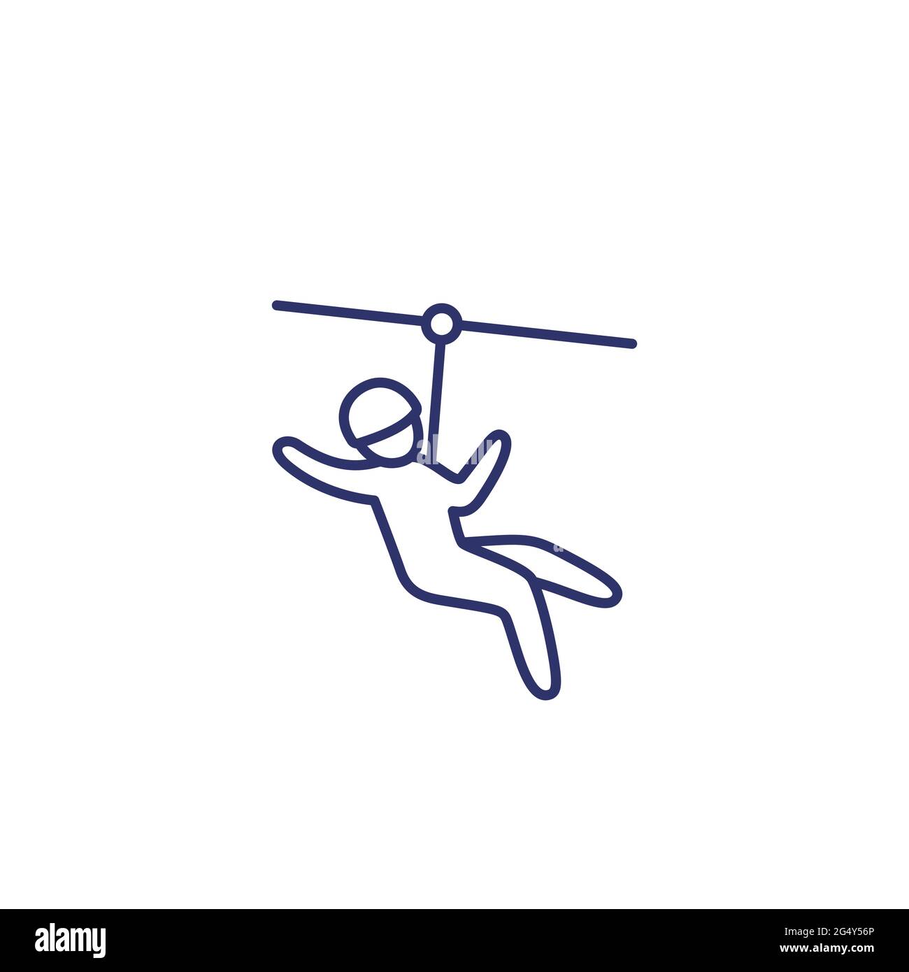 White zipline hi-res stock photography and images - Alamy