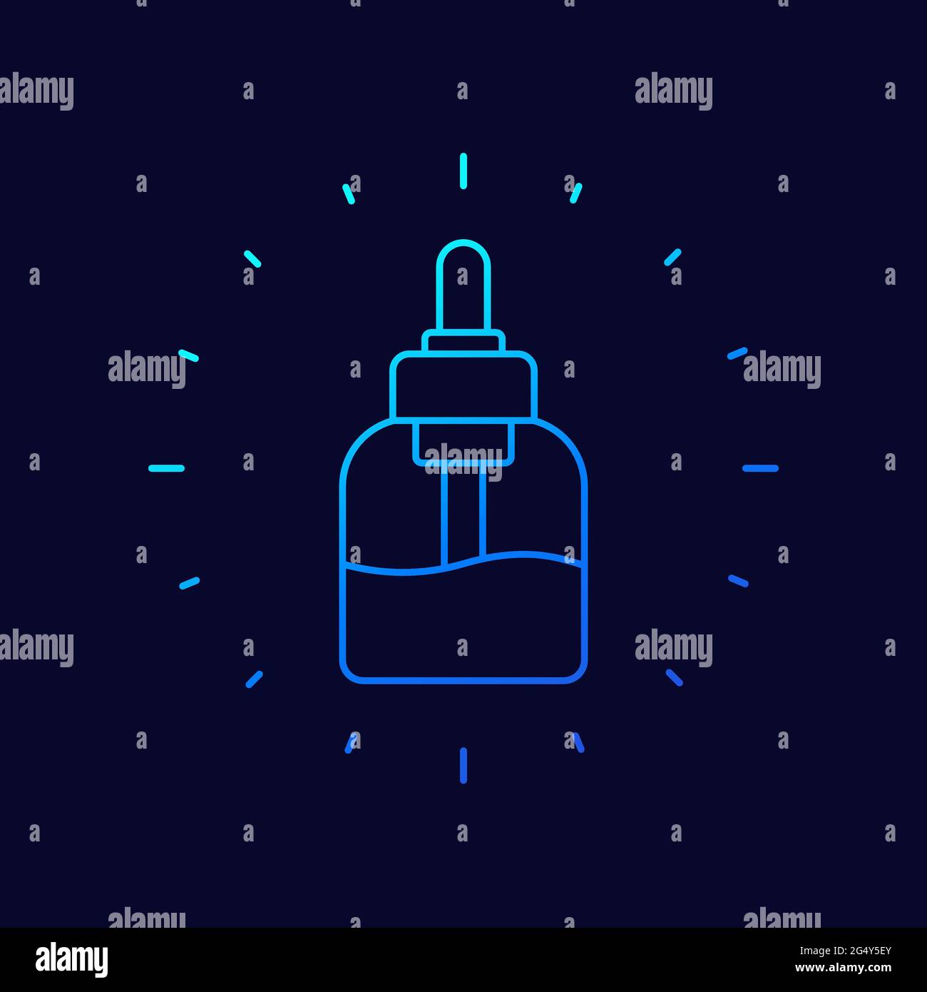 Organic cosmetic dropper linear hi-res stock photography and images - Alamy