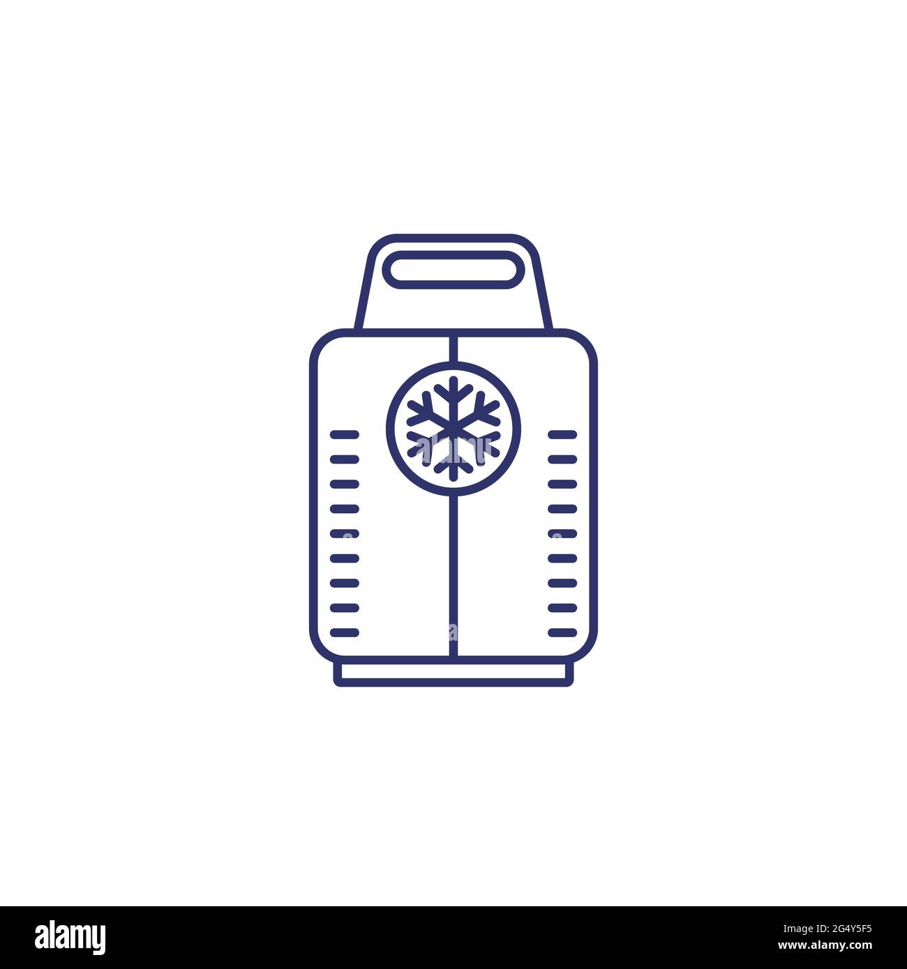 cryotherapy, cryosauna line icon on white Stock Vector Image & Art - Alamy