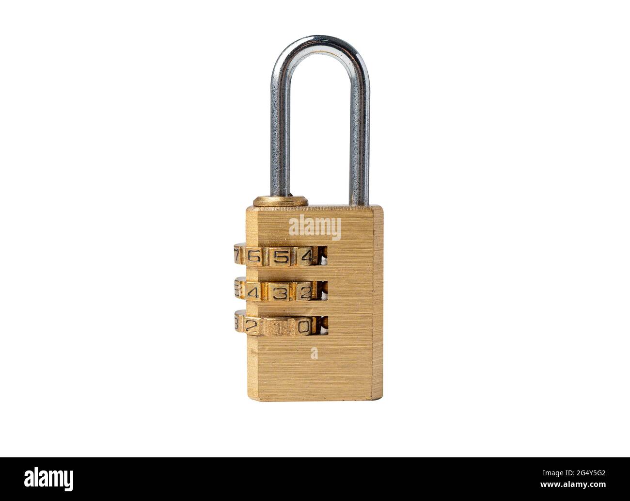 Dial key change lock isolated on white background Stock Photo - Alamy