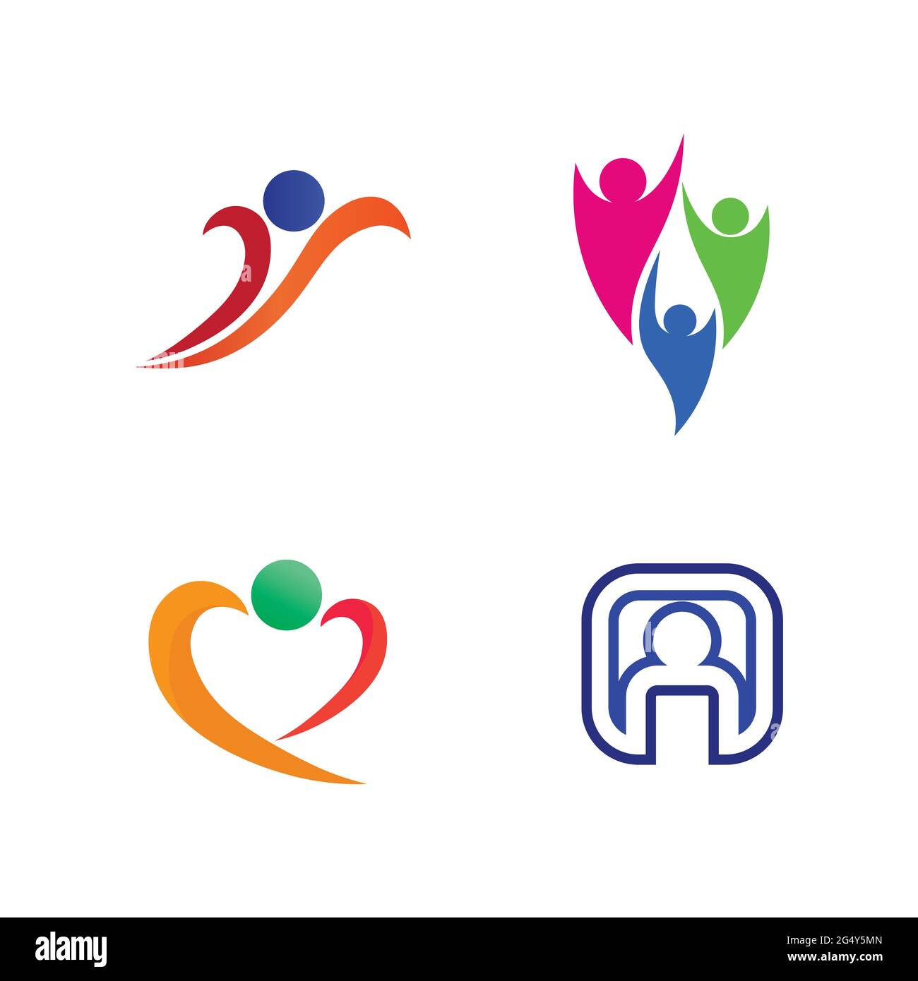 People Logo Psd