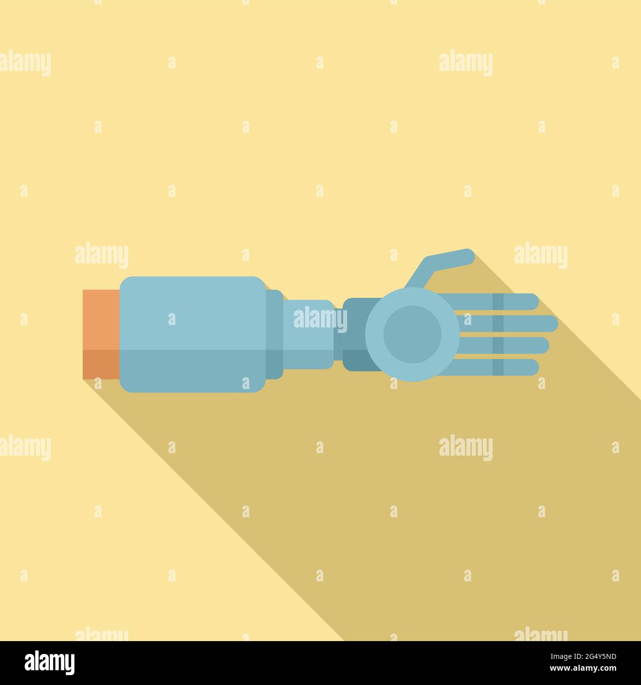 Prosthetic arm icon, flat style Stock Vector Image & Art - Alamy