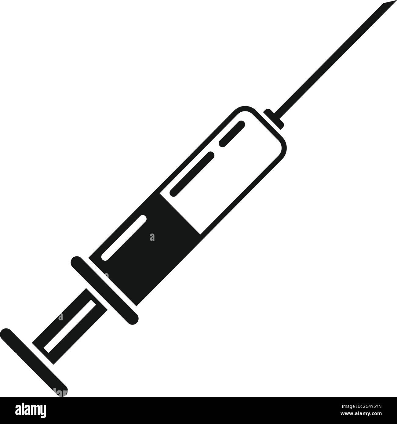 Blood syringe icon, simple style Stock Vector Image & Art - Alamy