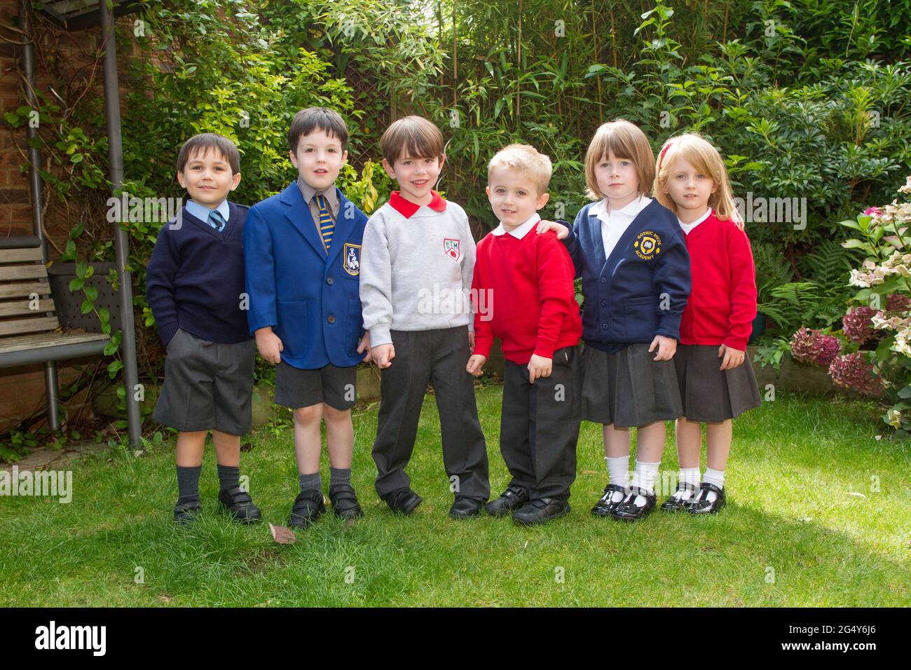 Girls wearing school uniforms in hi-res stock photography and images ...