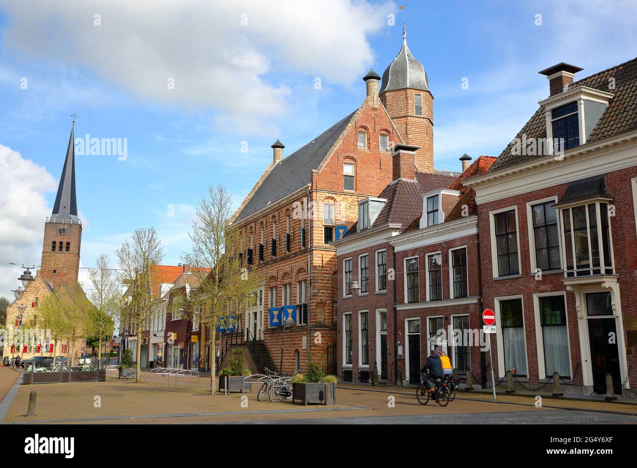 FRANEKER, NETHERLANDS - MAY 16, 2021: The medieval facade of Museum ...