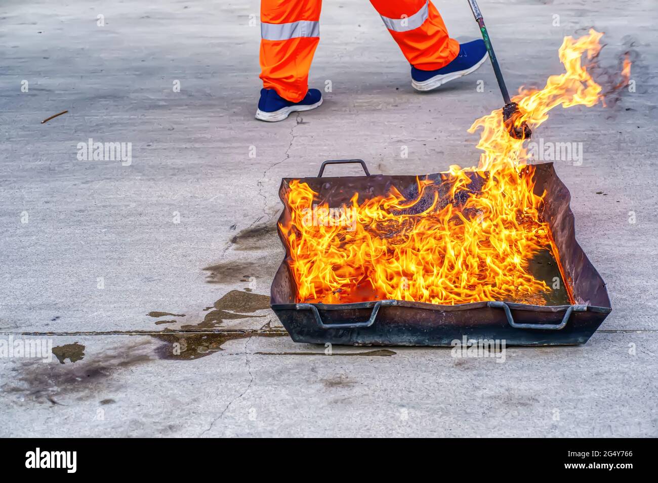 Fire drills are preparing to prevent fire Stock Photo - Alamy