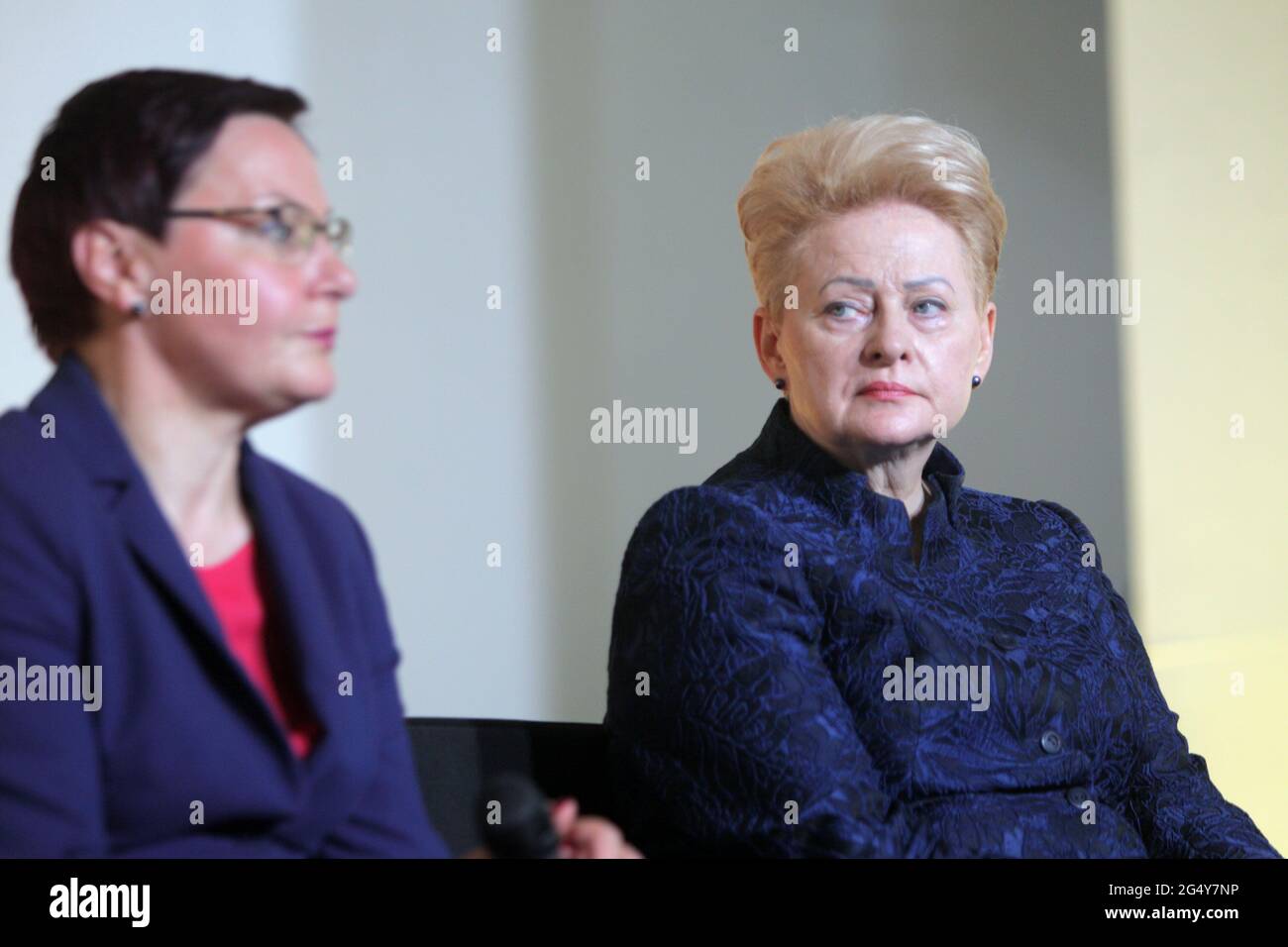 KYIV, UKRAINE - JUNE 23, 2021 - Former Lithuanian President Dalia ...