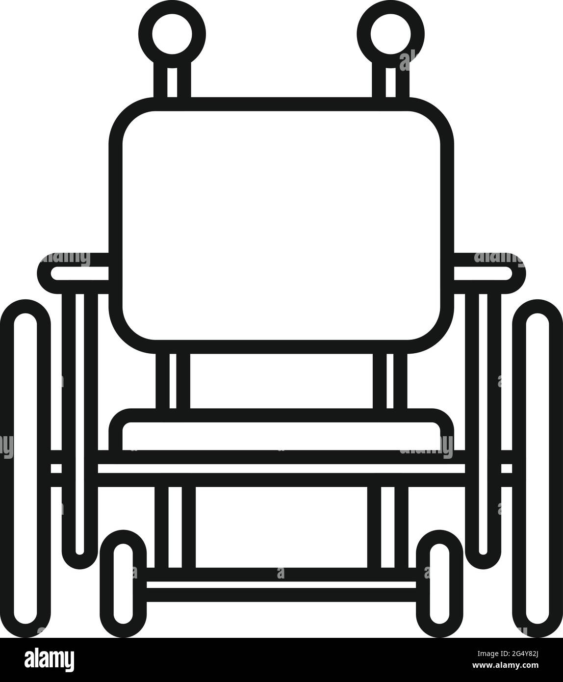 Wheelchair icon, outline style Stock Vector Image & Art - Alamy