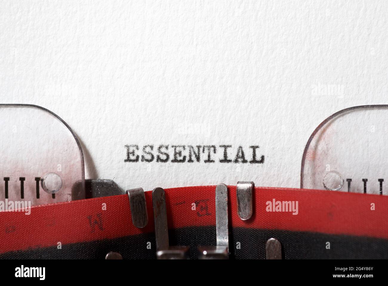 Typing word essential hi-res stock photography and images - Alamy