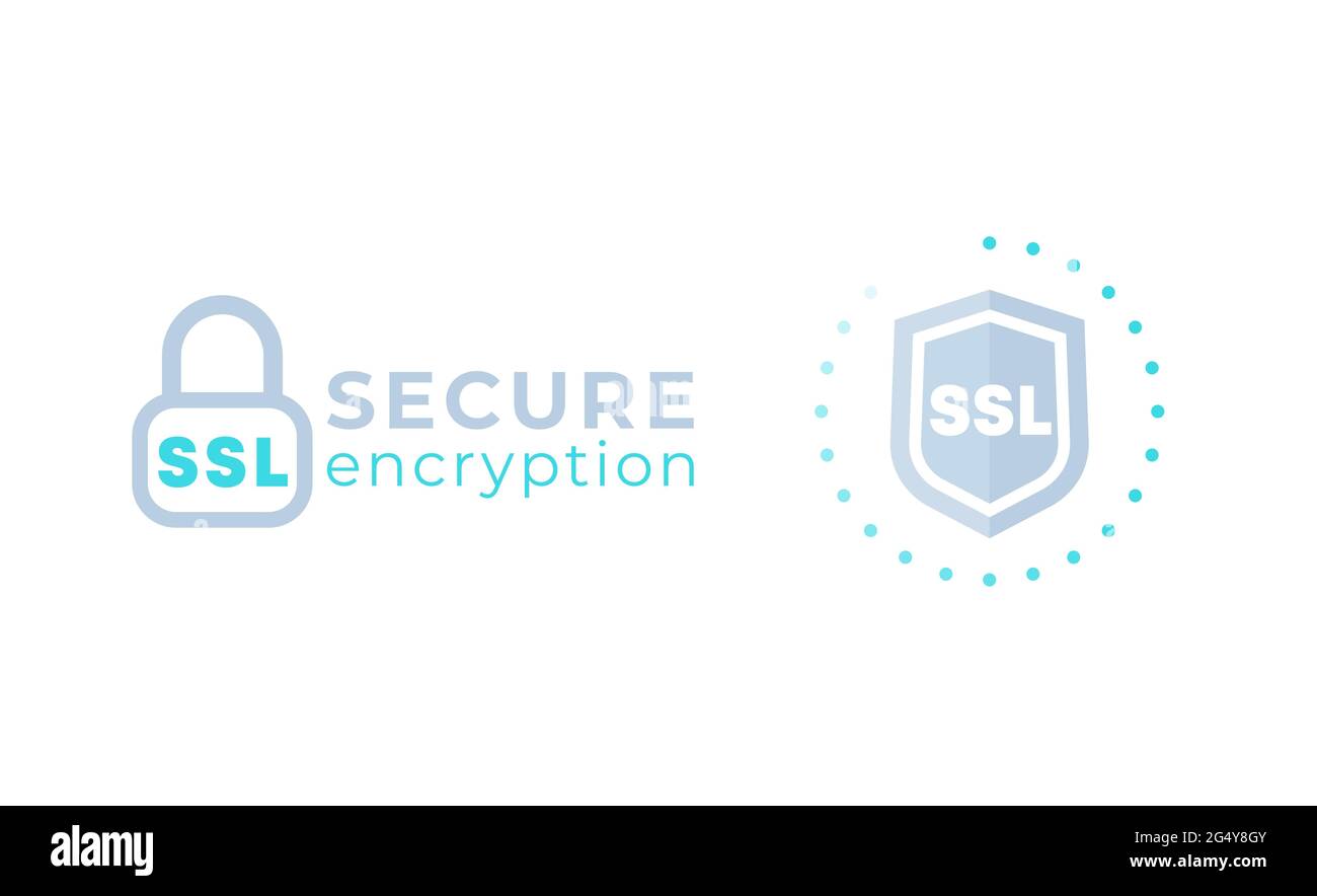 SSL secure icons on white Stock Vector Image & Art - Alamy
