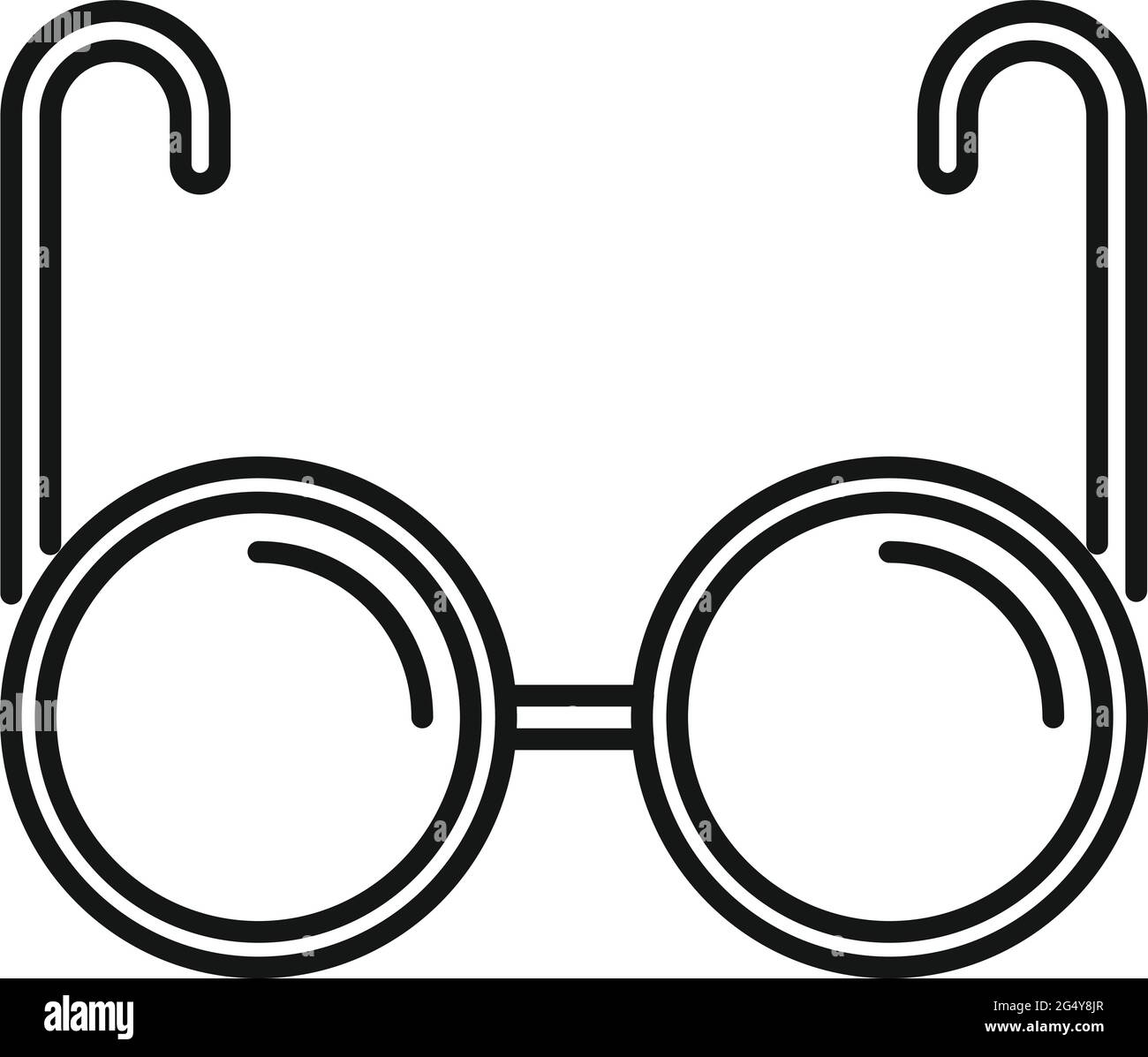 Blind eyeglasses icon, outline style Stock Vector Image & Art - Alamy
