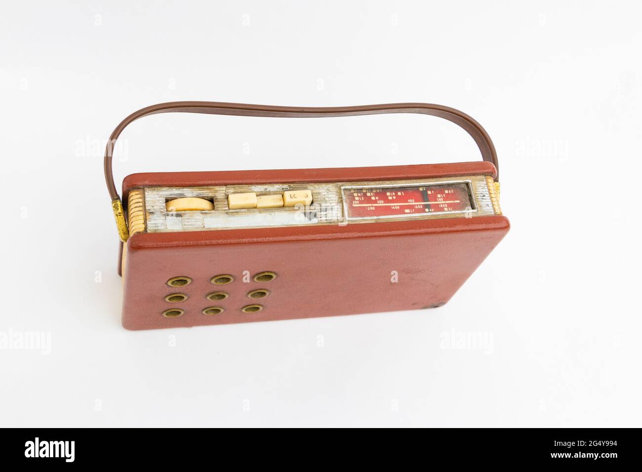 1960s 1962 vintage small Ferguson 3110 transistor radio or tranny on a ...