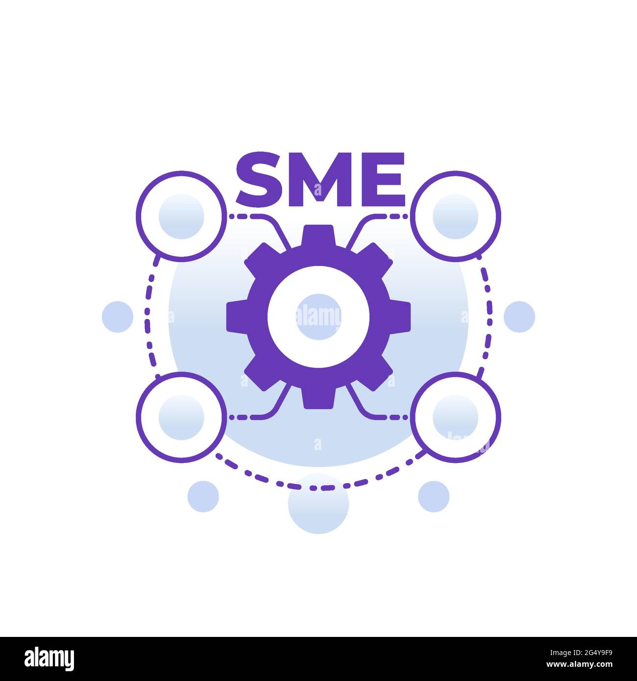 SME, small and medium enterprise, vector concept Stock Vector Image ...
