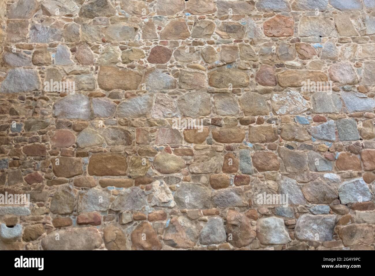 Architecture textures, detailed and rustic of paired masonry granite ...