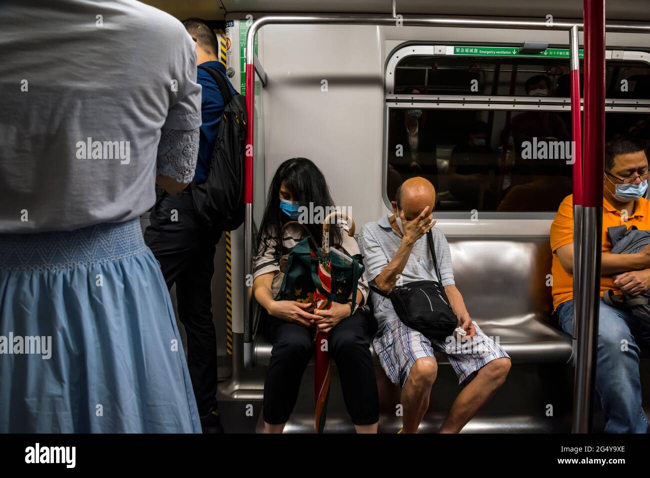 People suffering from stress and depression, Hong Kong, China Stock ...