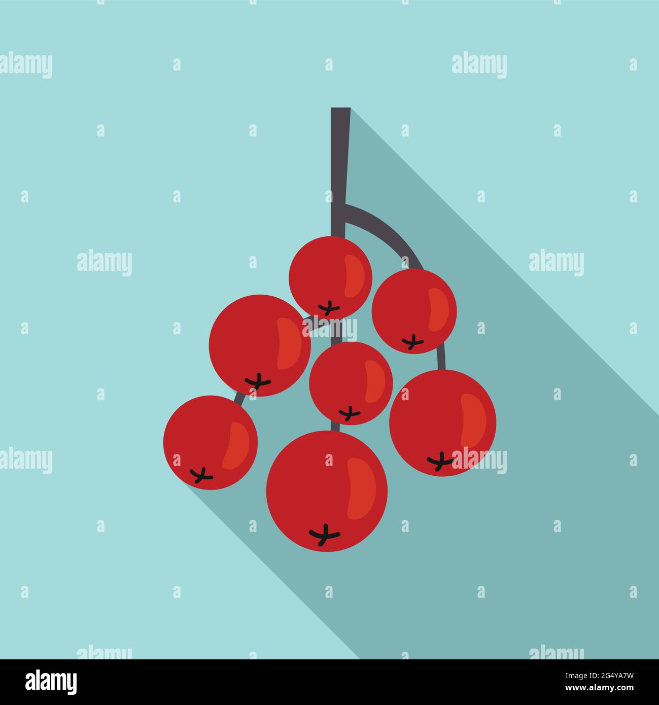 Rowan icon, flat style Stock Vector Image & Art - Alamy