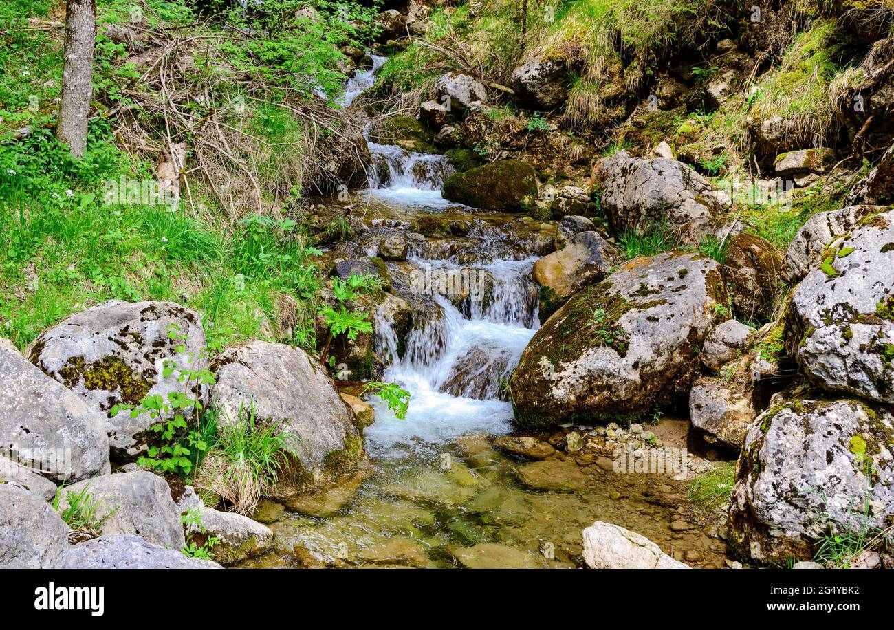 Waterfall jaun switzerland hi-res stock photography and images - Alamy