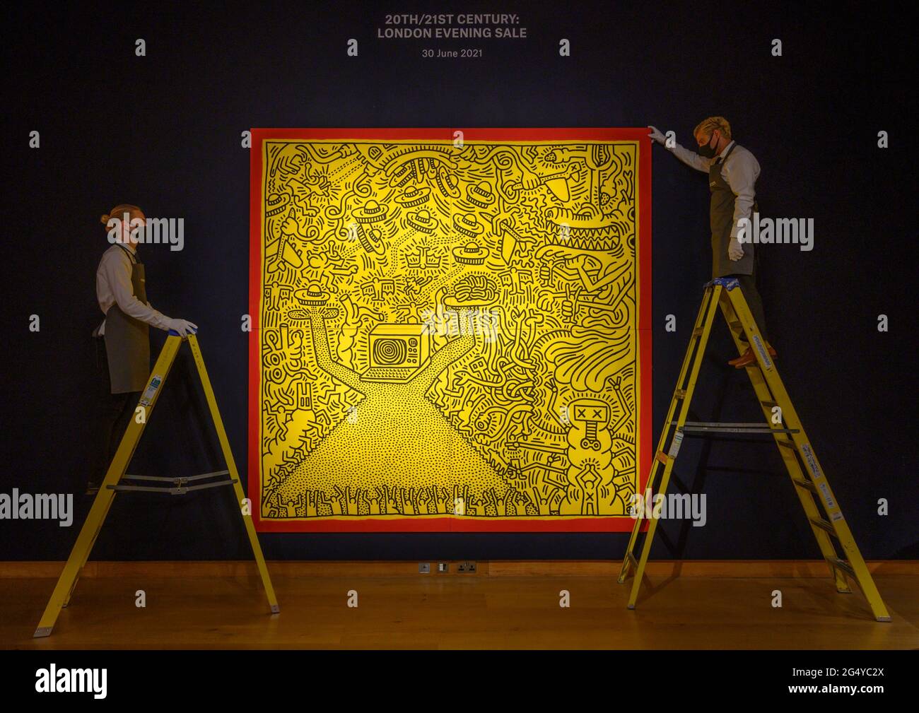 Keith haring works hi-res stock photography and images - Alamy