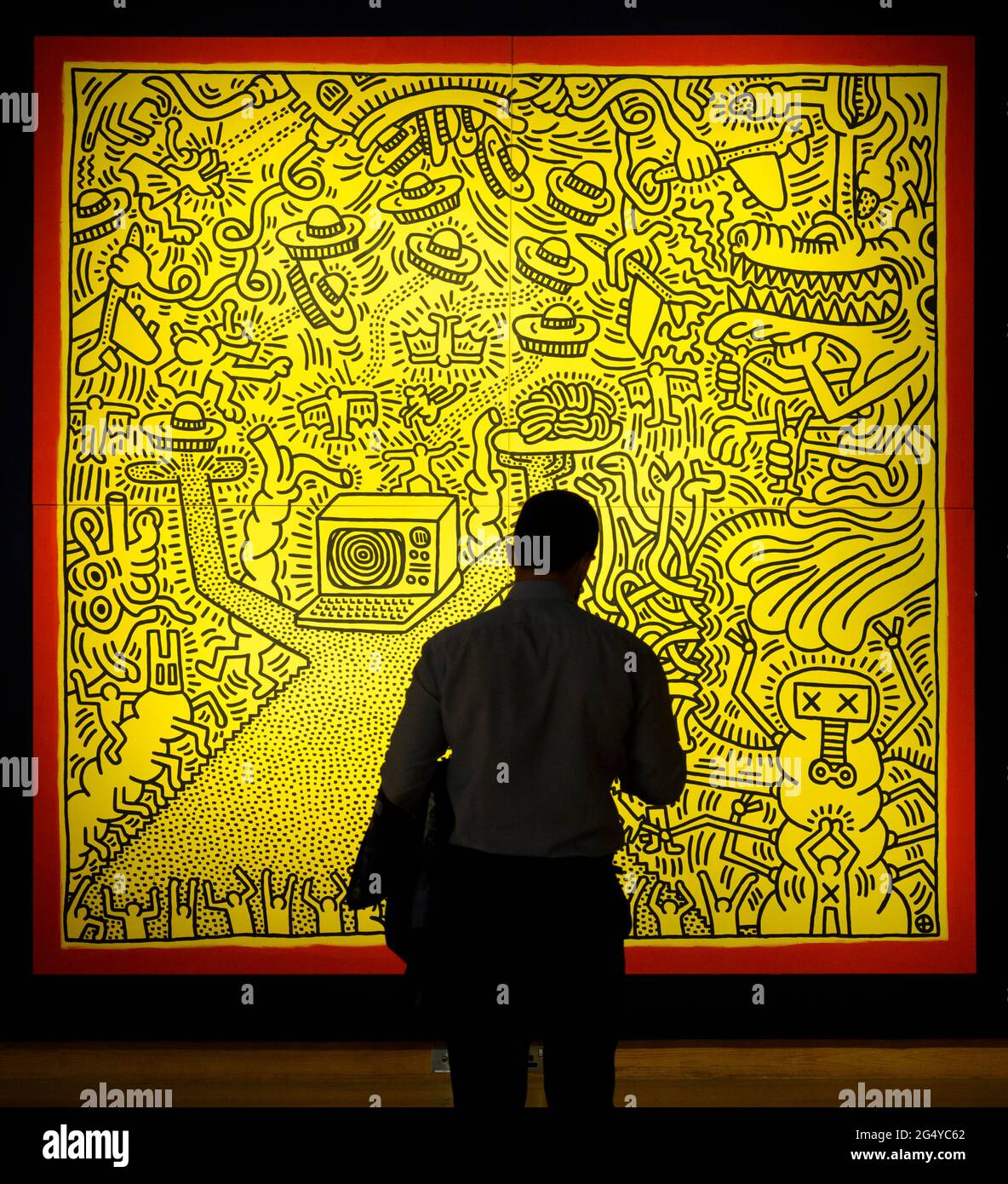 Keith Haring High Resolution Stock Photography and Images - Alamy
