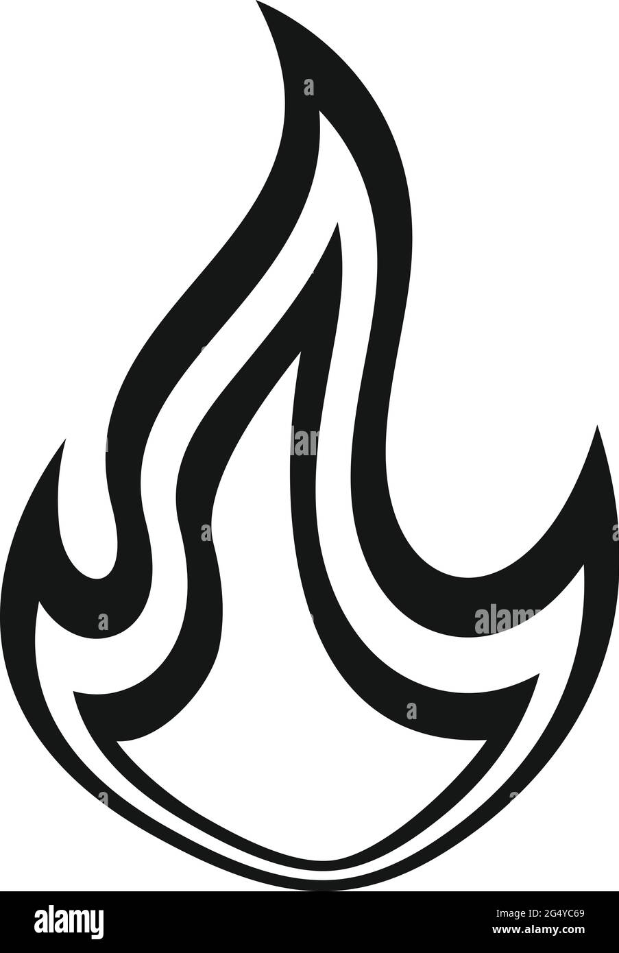 Campfire light torch Black and White Stock Photos & Images - Alamy