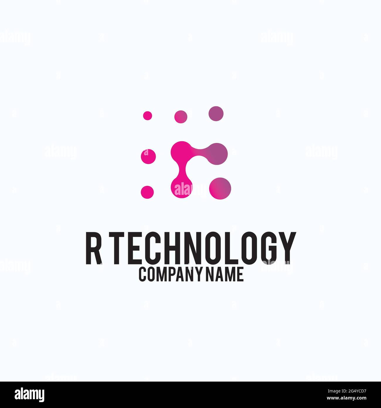 r company logo exclusive design inspiration Stock Vector Image & Art ...