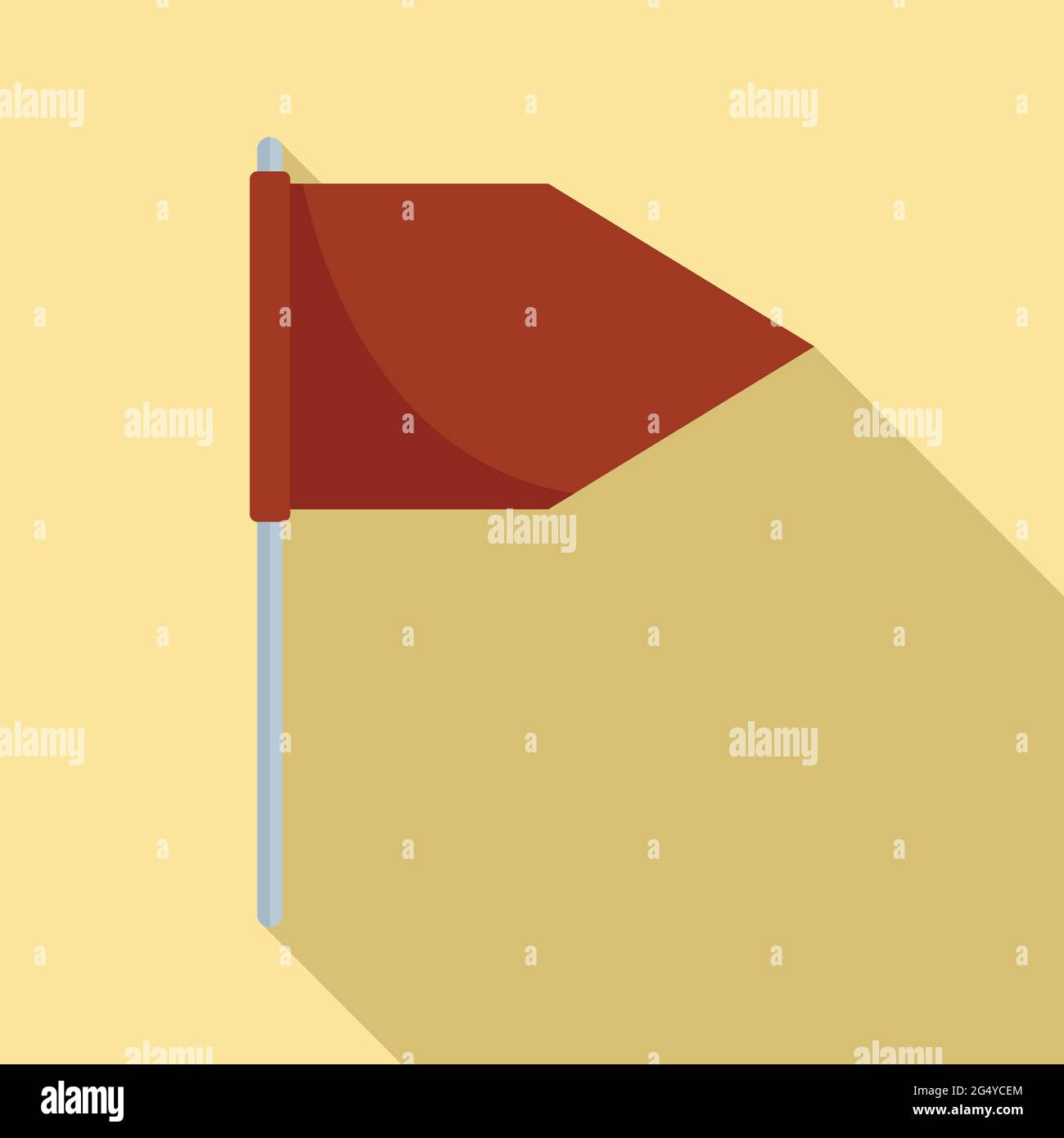 Hurling flag icon, flat style Stock Vector Image & Art - Alamy