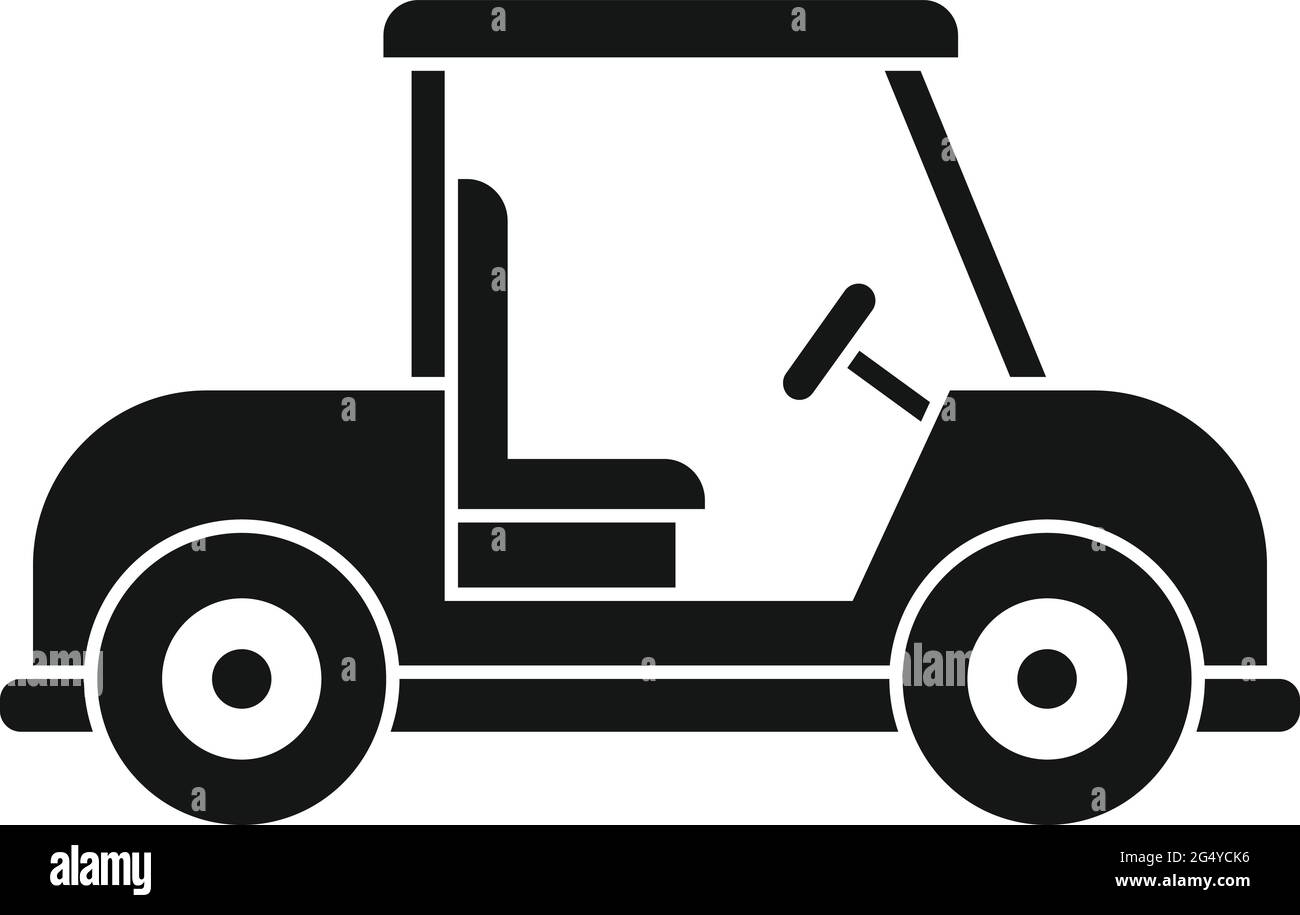 Golf cart icon, simple style Stock Vector Image & Art - Alamy