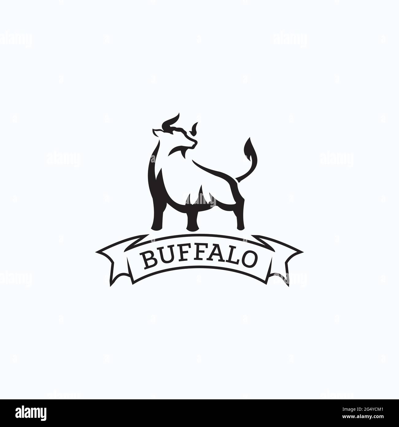 buffalo logo exclusive design inspiration Stock Vector Image & Art - Alamy