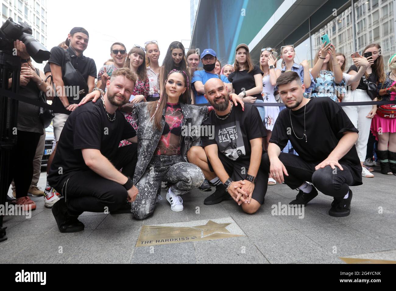 Non Exclusive: KYIV, UKRAINE - JUNE 23, 2021 - Drummer Yevhen Kibeliev ...