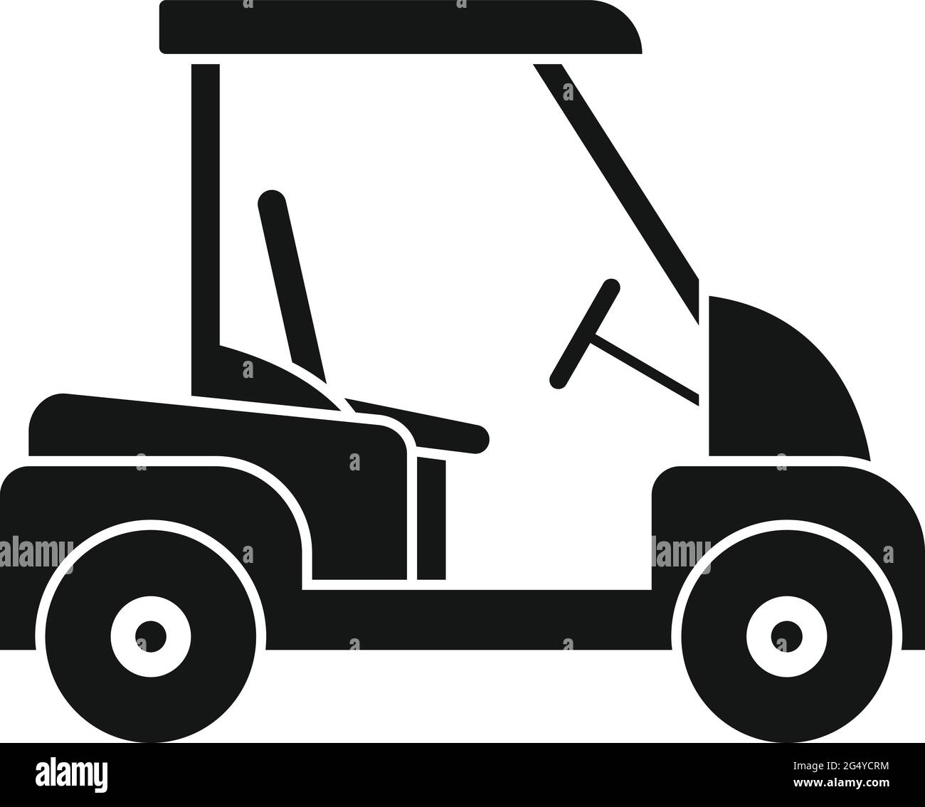Golf cart electric icon, simple style Stock Vector Image & Art - Alamy