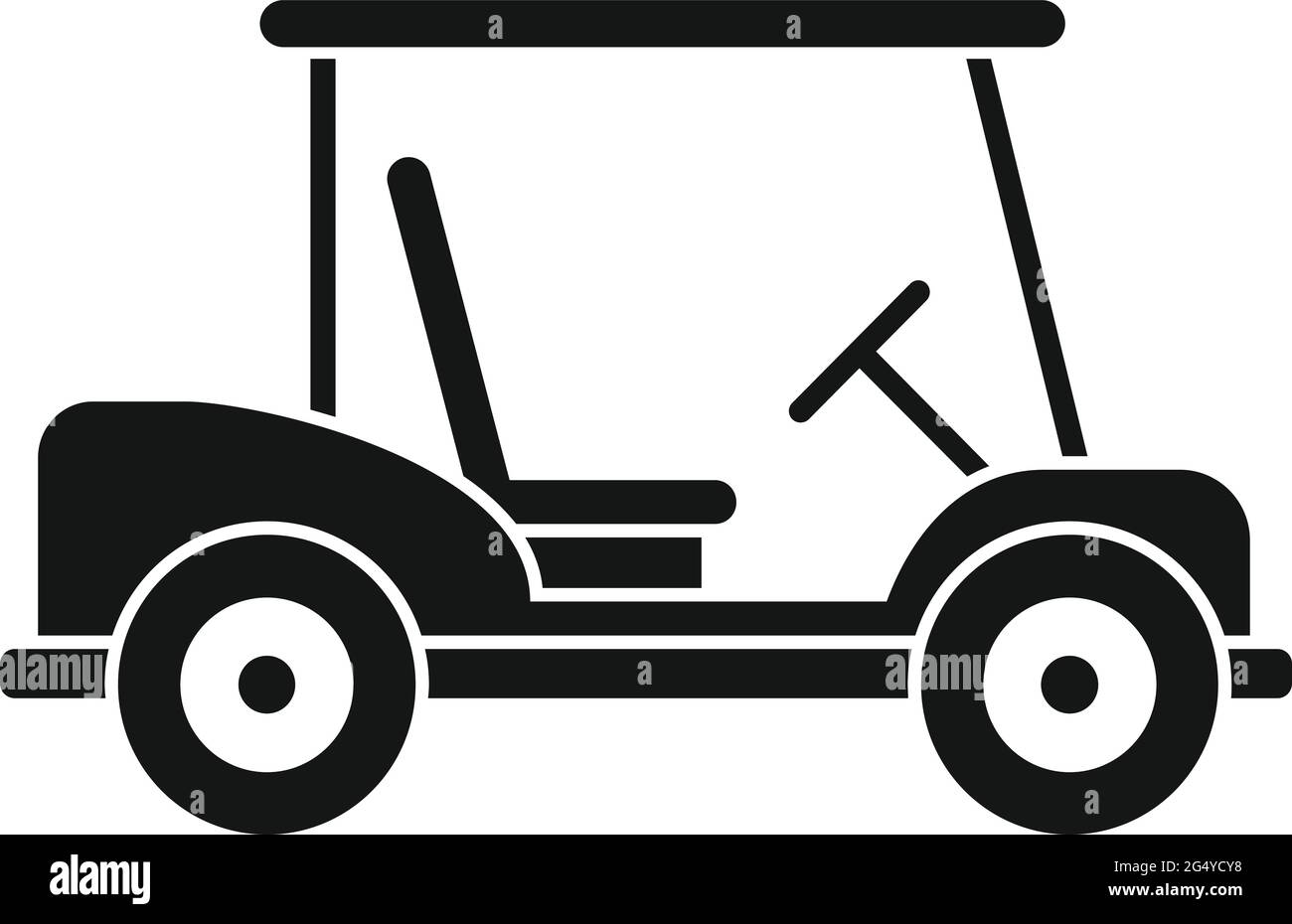 Golf cart game icon, simple style Stock Vector Image & Art - Alamy