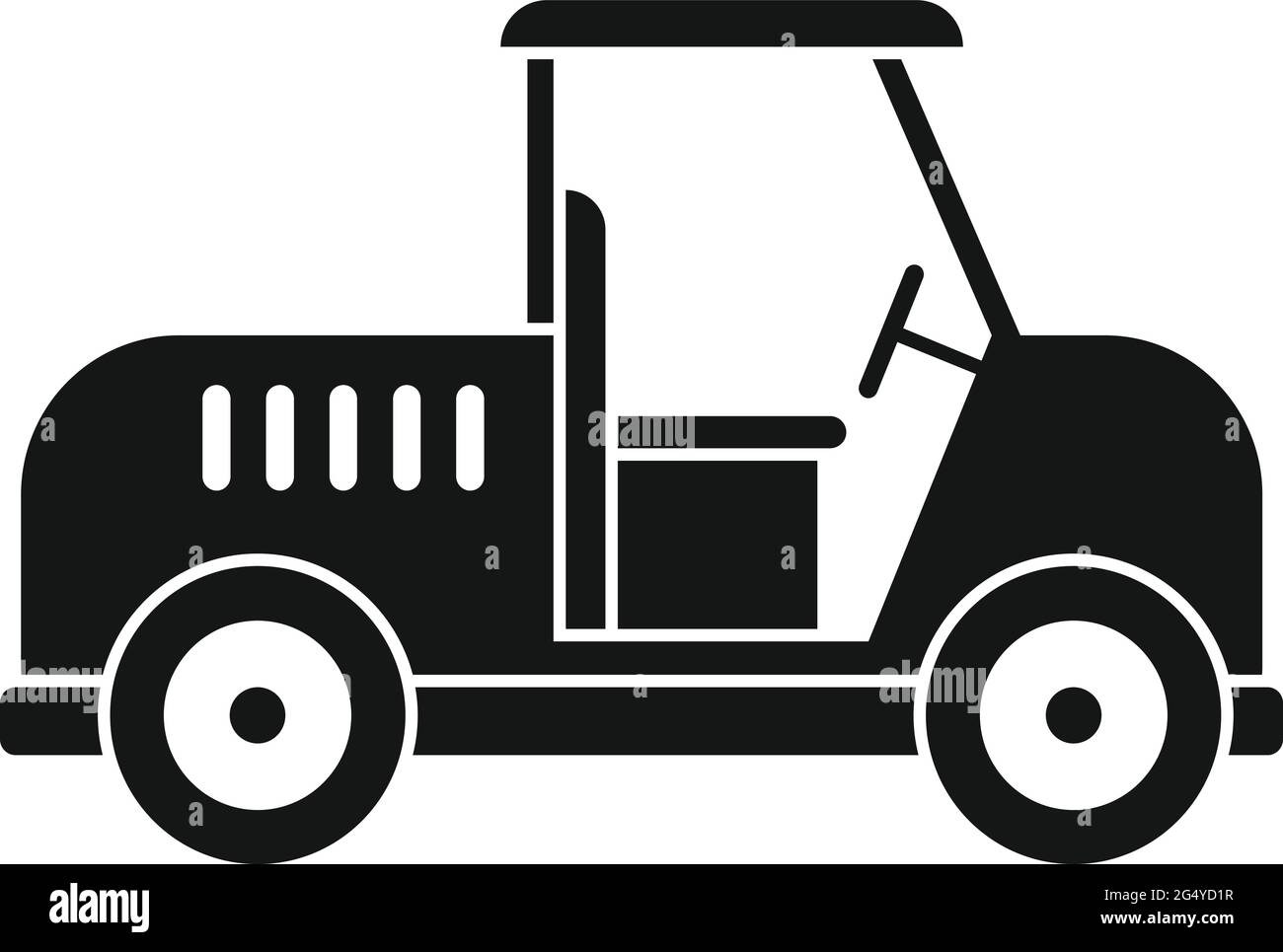 Golf cart machine icon, simple style Stock Vector Image & Art - Alamy