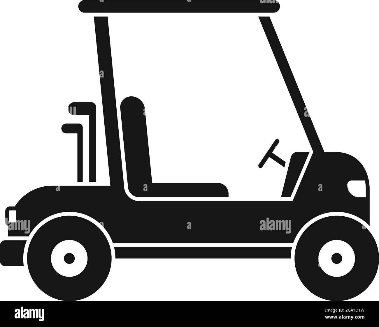 Golf cart drive icon, simple style Stock Vector Image & Art - Alamy