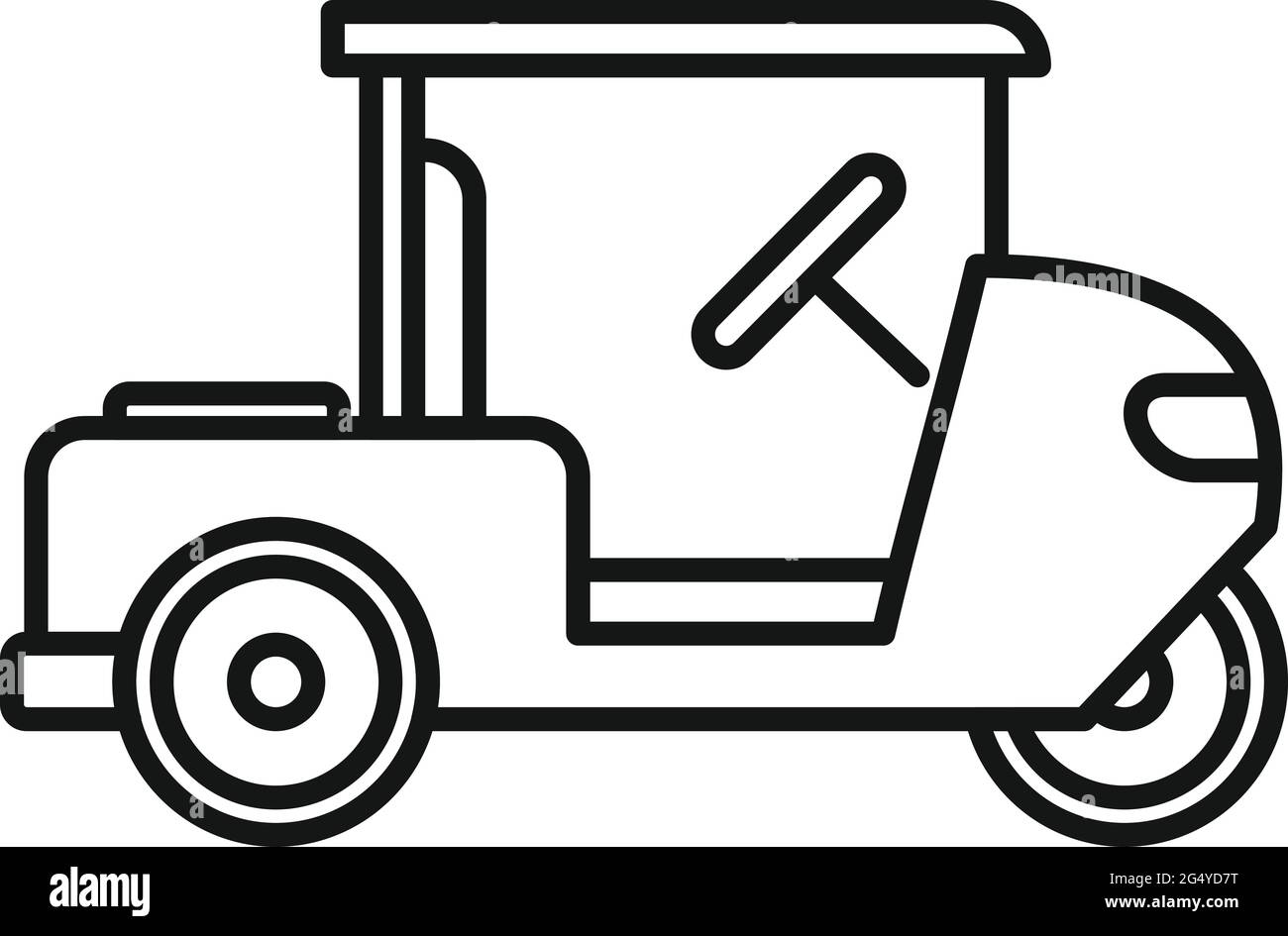 Golf cart machine icon Cut Out Stock Images & Pictures - Alamy