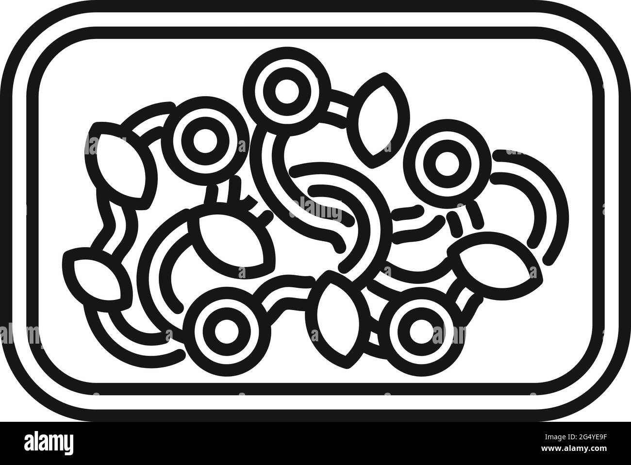 Fresh spring organic vegetables Black and White Stock Photos & Images ...