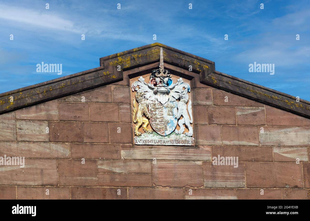 The Newgate, part of the Roman Wall in Chester Stock Photo - Alamy