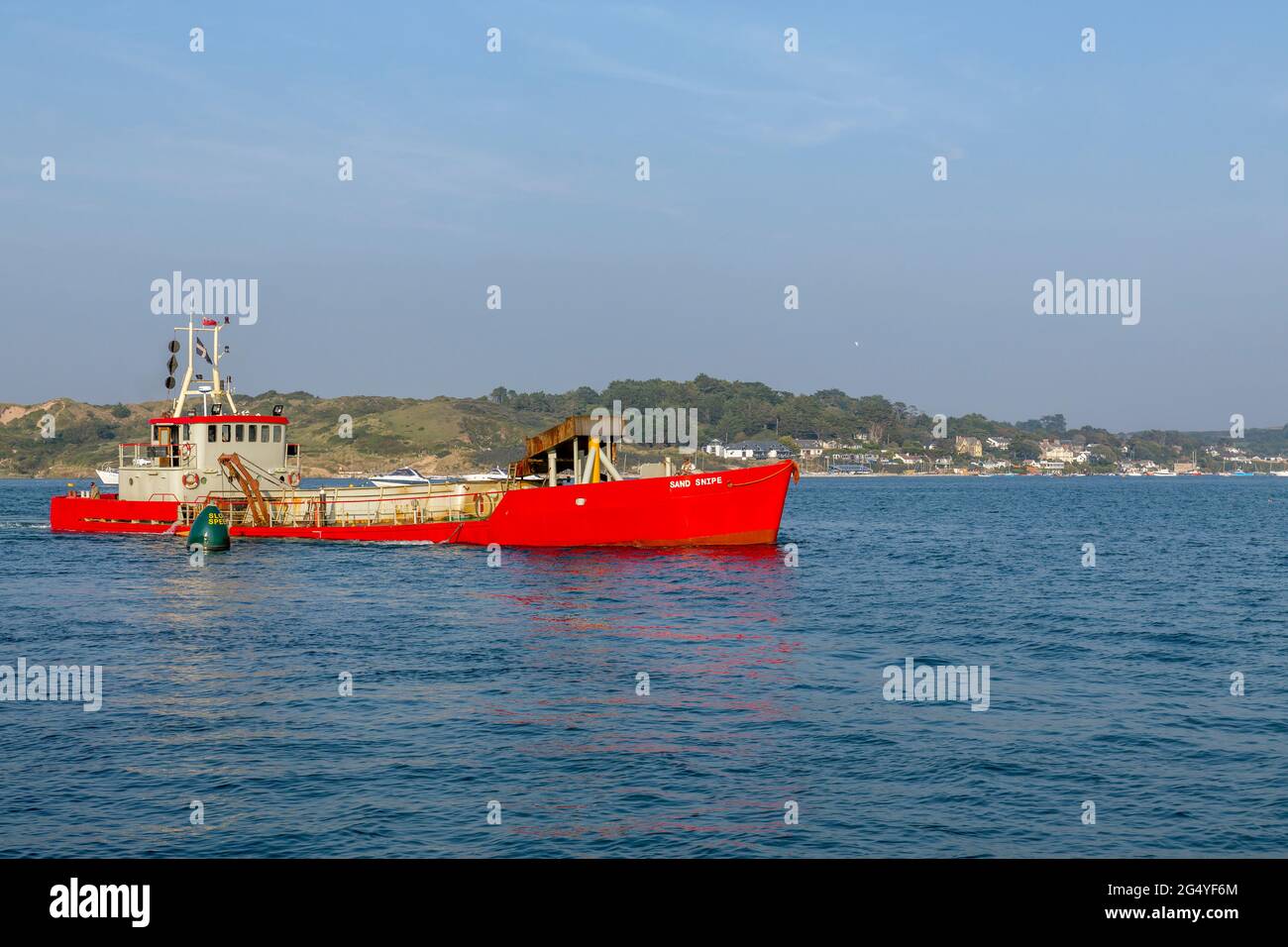 Camel Estuary Ship with Rock Beyond Cornwall; UK Stock Photo - Alamy