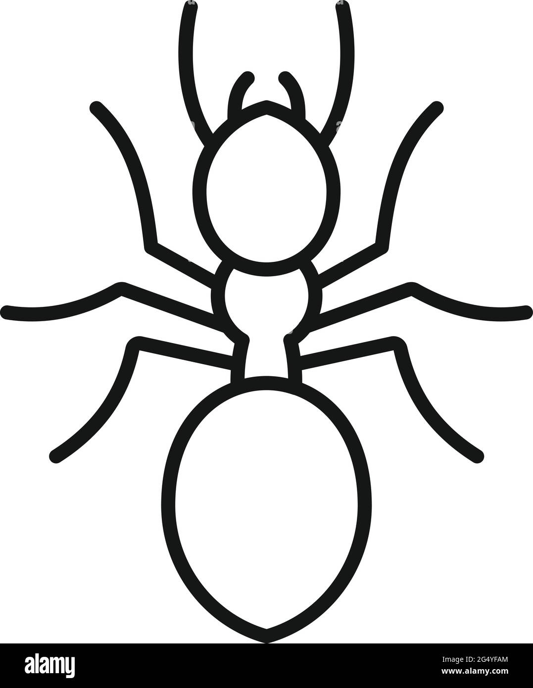 Ant icon, outline style Stock Vector Image & Art - Alamy
