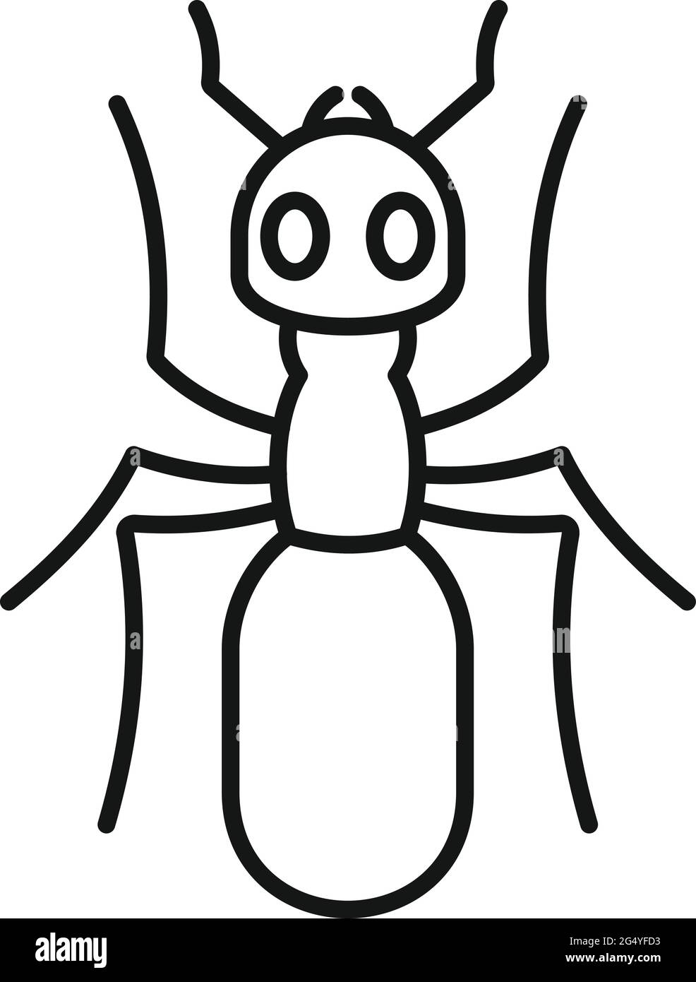 Insect ant icon, outline style Stock Vector Image & Art - Alamy