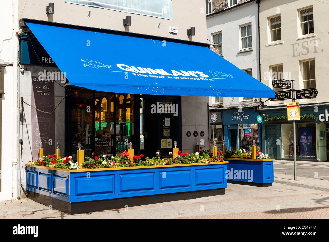 The Quinlan's fish shop and seafood bar in Tralee, County Kerry ...