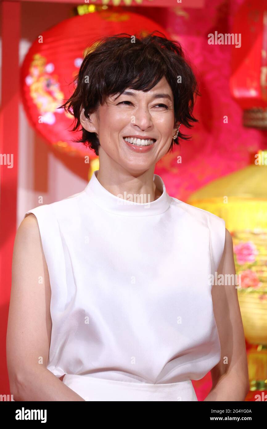 Tokyo, Japan. 24th June 2021. Honami Suzuki attends the release event of Detective Chinatown 3 ...