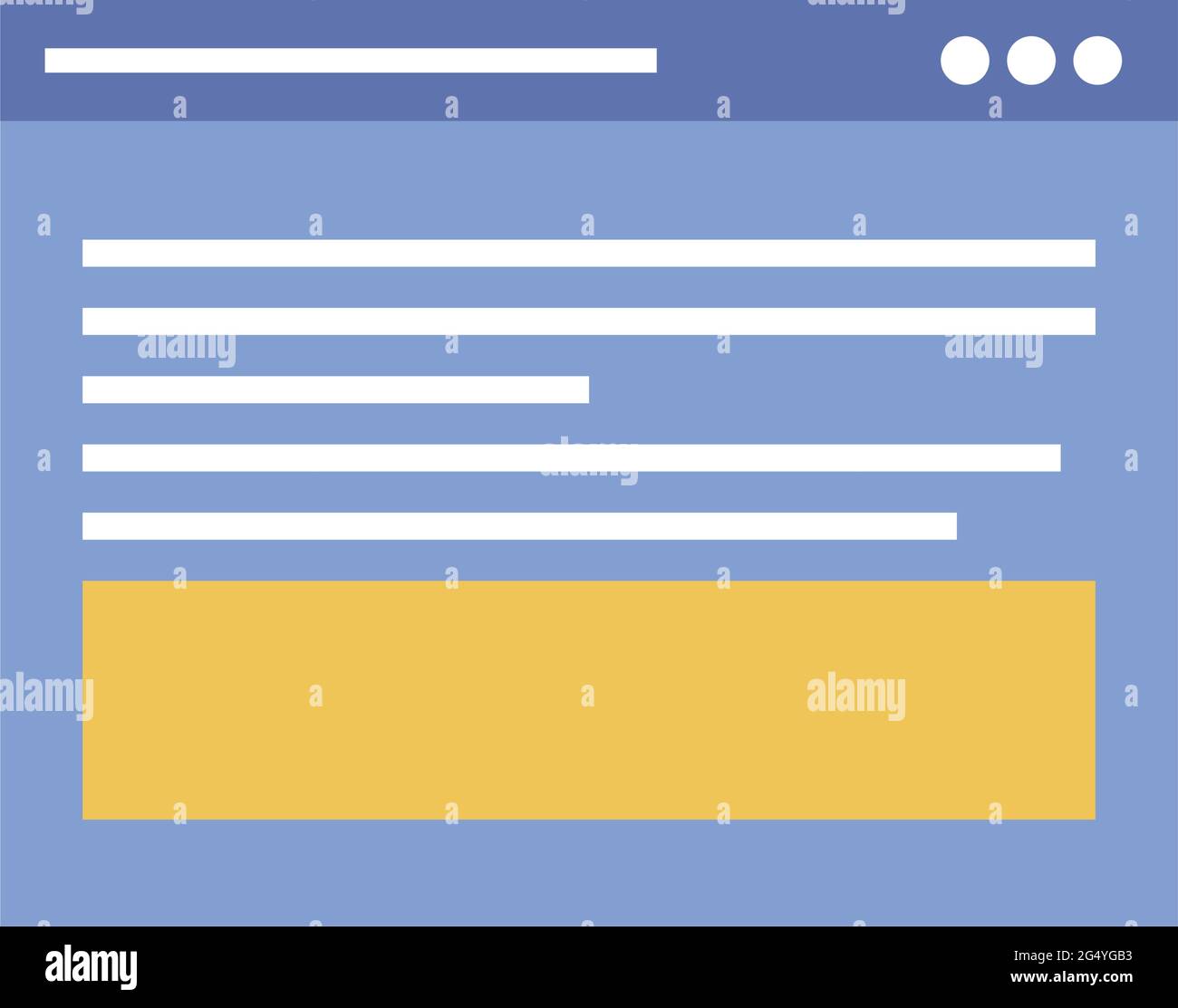 blue web page Stock Vector Image & Art - Alamy
