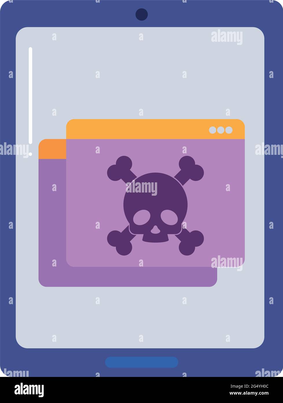 tablet and danger pages Stock Vector Image & Art - Alamy