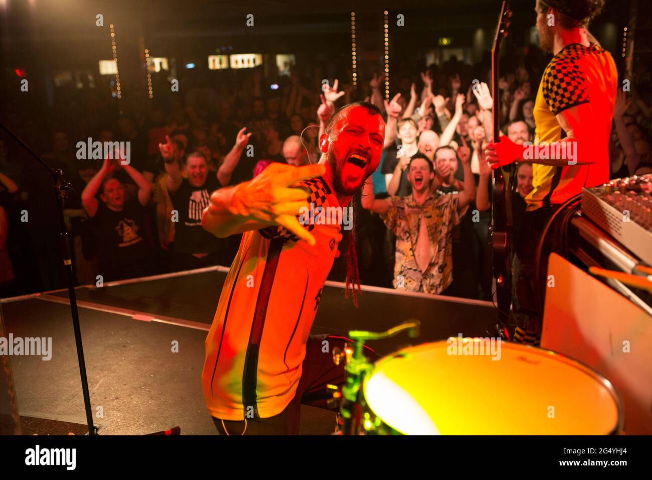 Live Music at the Brudenell Club in Hyde Park, Leeds, England Stock ...