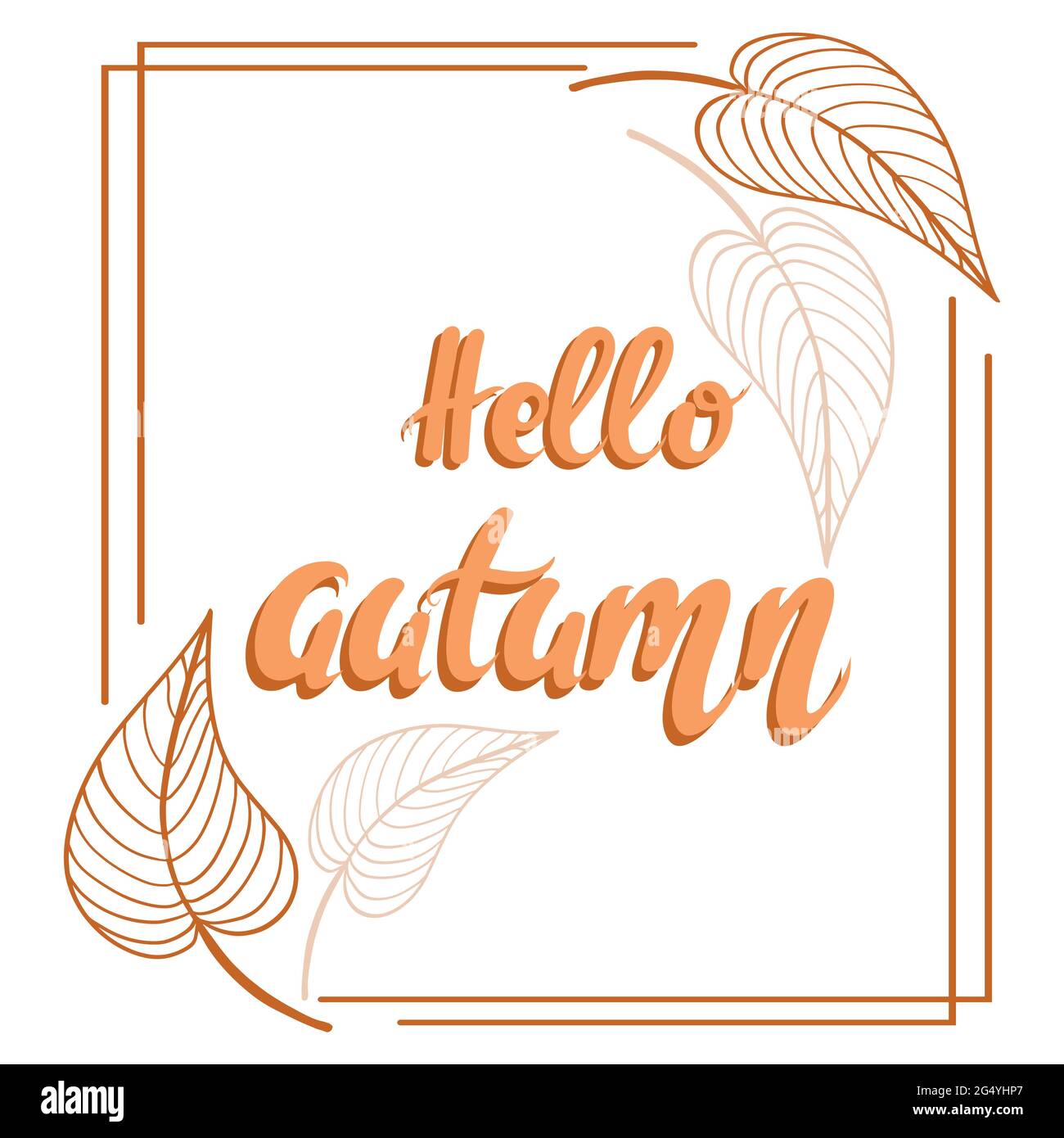 Orange hello vector vectors hi-res stock photography and images - Alamy