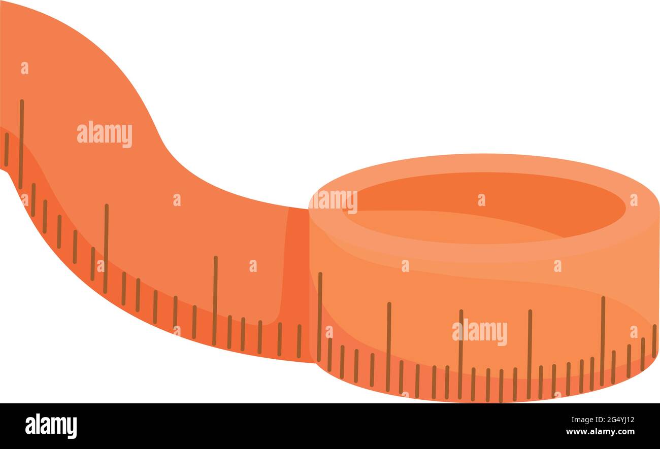 orange measure tape Stock Vector Image & Art - Alamy