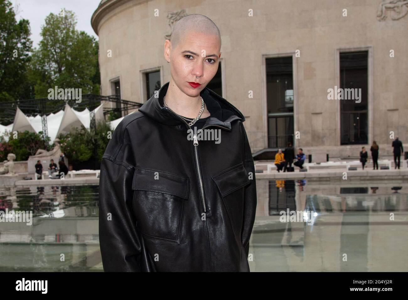 Sara Zinger attending the JOEONE by Louis-Gabriel Nouchi Menswear ...
